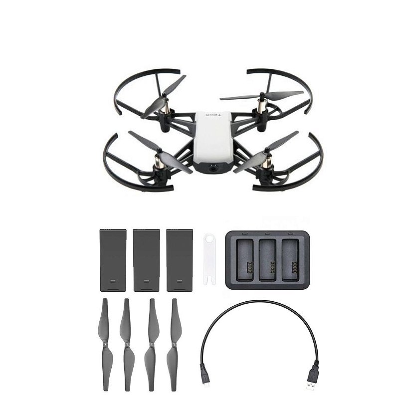 DJI Tello Boost Combo - J&R Drones - Drones, Peças e Acessórios