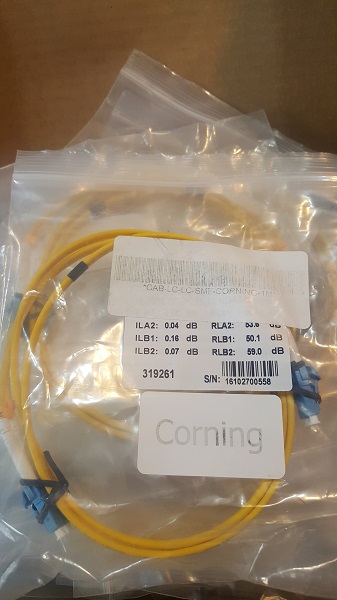 Patch Cord Fibra Óptica - CAB-LC-LC-SMF-CORNING-1M 10 unidades - Strata ...