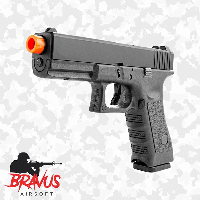 PISTOLA AIRSOFT GLOCK GBB G17 R17 - ARMY ARMAMENT - BRAVUS AIRSOFT - A ...