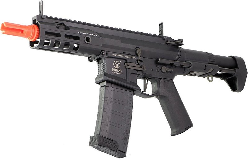 RIFLE DE AIRSOFT AEG MUTANT AMM5 AIRSOFT RIFLE BLACK - ARES / AMOEBA - BRAVUS AIRSOFT - A MELHOR ...