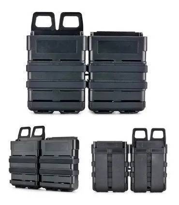 Porta Mag 556(m4) Rígido Duplo Modular - PRETO - BRAVUS AIRSOFT - A ...
