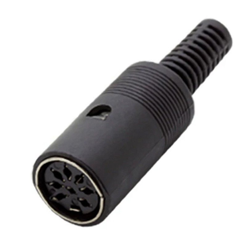 Conector 8 Pinos Padrão DIN Femea Lado Cabo - ON ELETRICA - Melhores ...