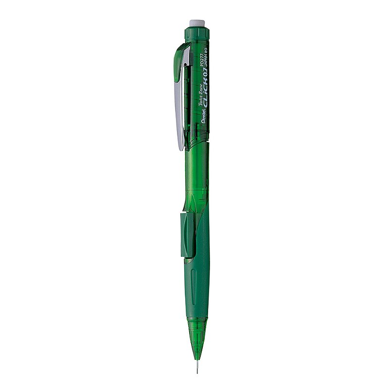 Lapiseira Pentel 0.7 Twist Erase Click PD270 Verde - Acalanto