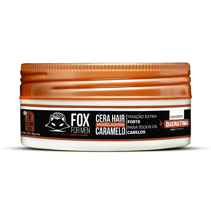 Cera Caramelo Fox for Men 130g (Extra Forte) - Sr. Barbeiro Store