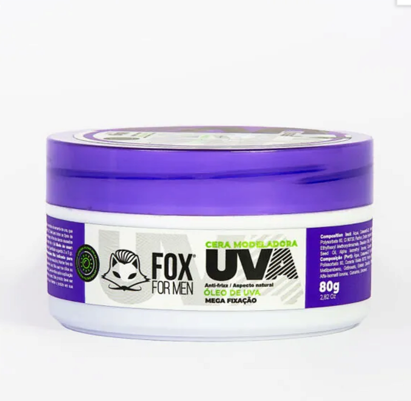 CERA MODELADORA UVA 80G FOX FOR MEN - Sr. Barbeiro Store