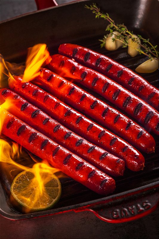 Salsicha AllBeef Angus - 100% bovina e Defumada com Lenha Frutífera ...