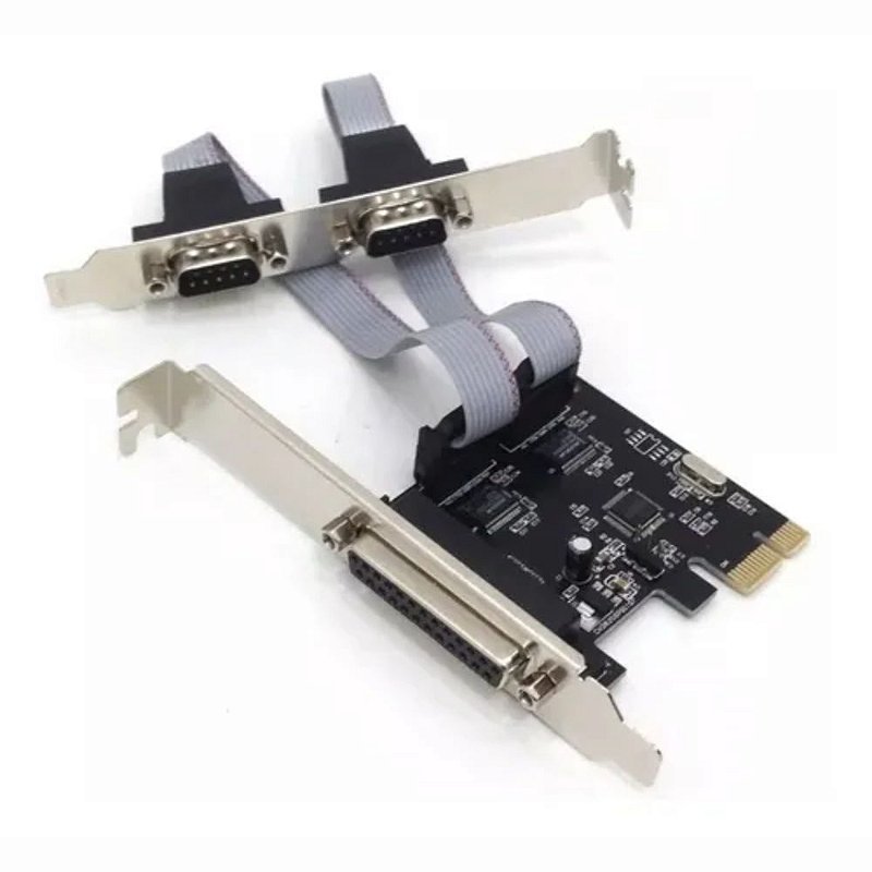 Placa CONTROLADORA PCI-Ex 2 Serial /1 Paralelo DP03 - INOVAÇÃO DISTRIBUIÇÃO