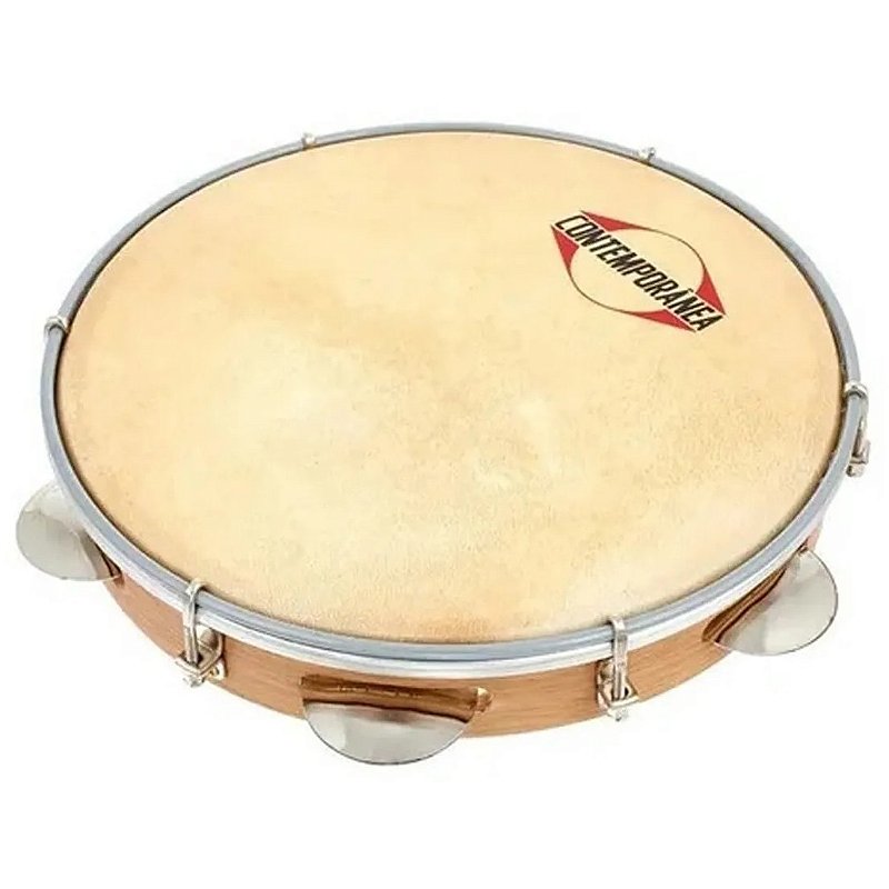 Pandeiro Contemporânea 10 Madeira Pele Couro 20LT - Loja de ...