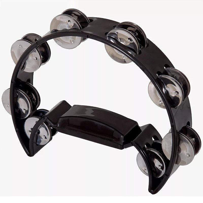 Pandeiro meia lua Spanking Preto - Loja de Instrumentos Musicais São ...