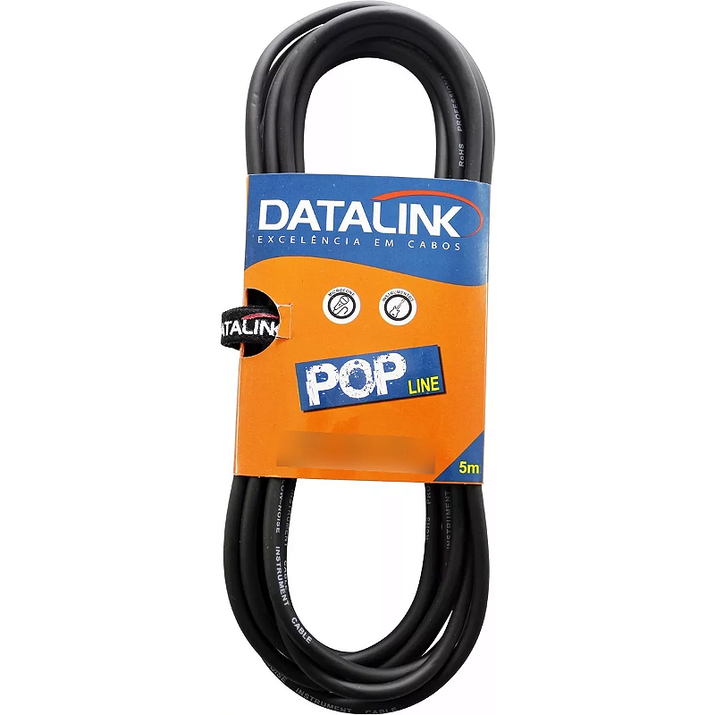 Cabo 5 Metros Datalink POP P10-P10 Preto Injetado PI003 - Loja de ...