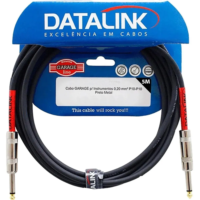 Cabo Datalink p10 reto 5 Metros Garage GI008 - Loja de Instrumentos ...