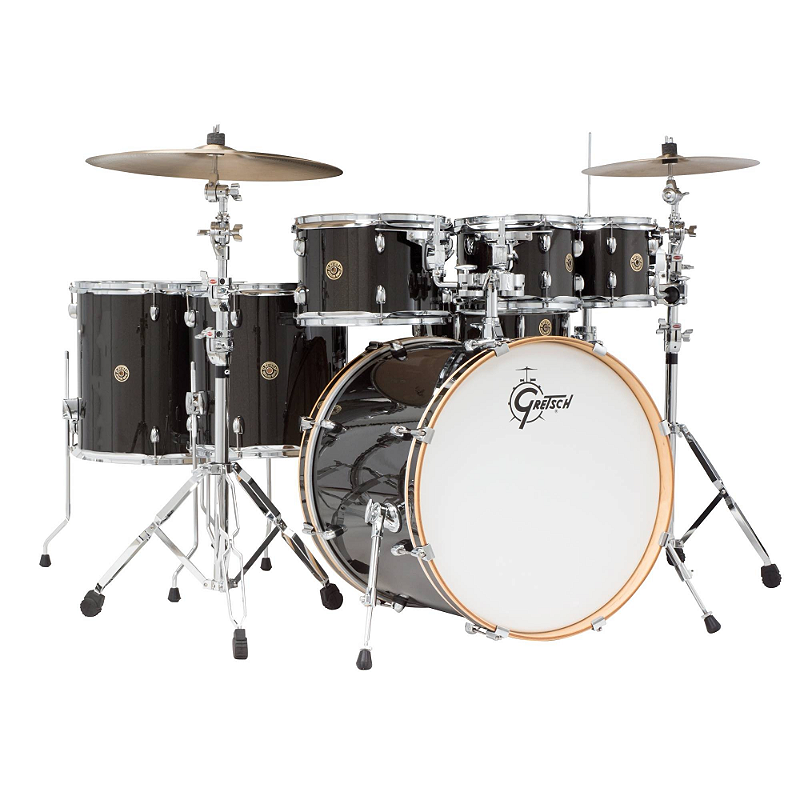 Bateria Gretsch Cm1E826p BBS Black Bronze Sparkle bumbo 22 - Loja de ...