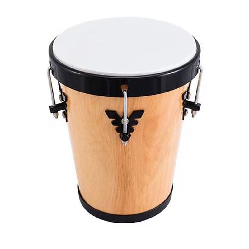 Timba 10" x 35 cm Madeira Verniz Aro Preto 952MA M Music Phx - Loja de ...