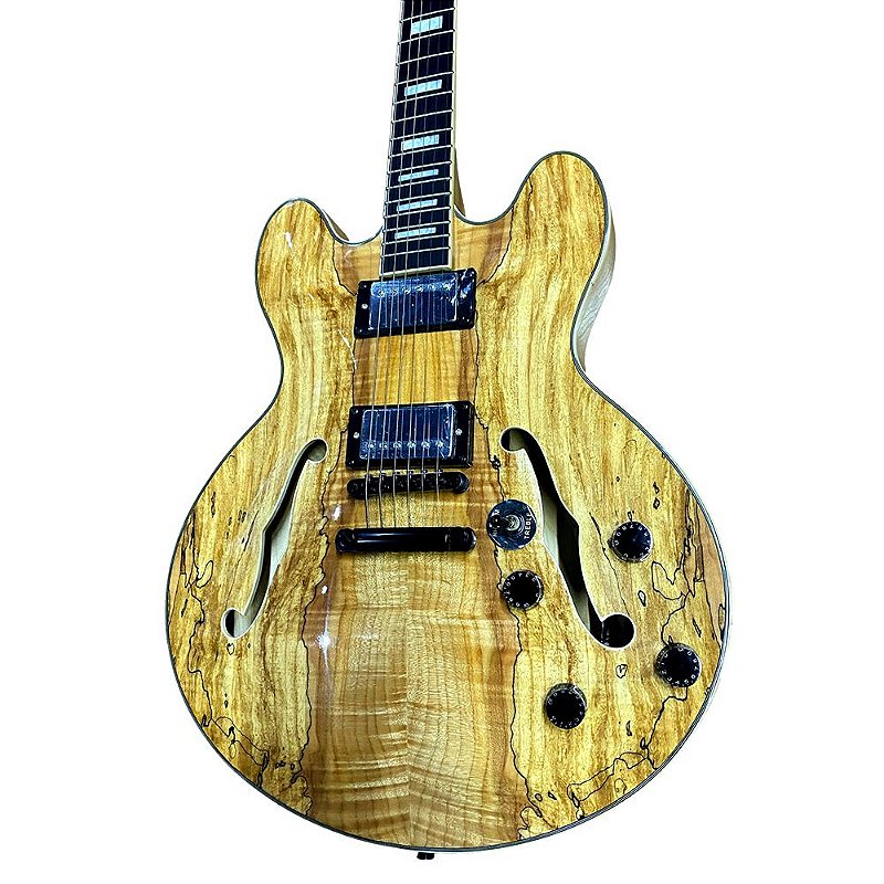 Guitarra PHX Semi Acústica AC1 Natural - Loja de Instrumentos Musicais ...