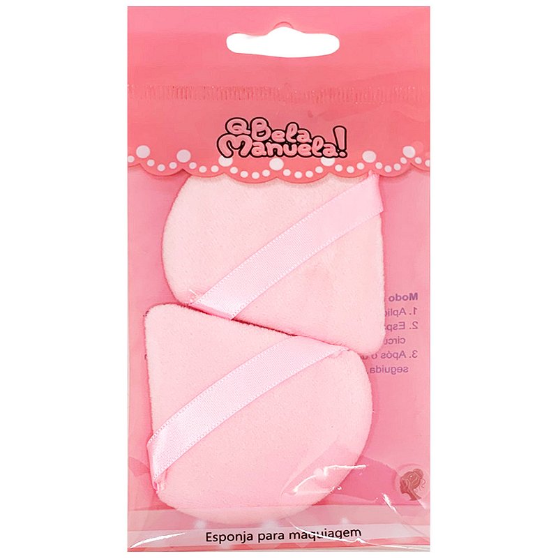 Esponja Pó Triangular Qbela Manuela! | pele macia - Maquiagem Virtual ...