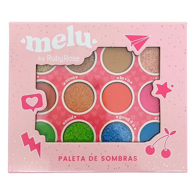 Paleta de Sombras Melu Ruby Rose | Make Simples - Maquiagem Virtual | As melhores maquiagens e ...