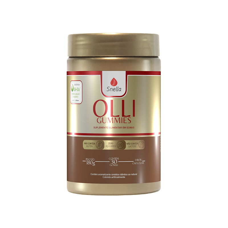 Oli Olá Gummies - Sabor Chocolate com Morango - Colágenos Snella
