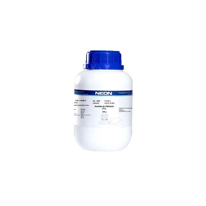 Acetato De Potássio P.a. Frasco 500gr - Ciruvix - Produtos científicos ...