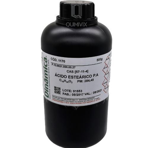 Acido estearico PA 500G Dinamica - Ciruvix - Produtos científicos como ...