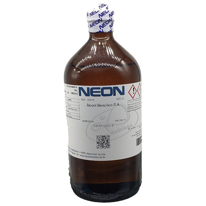 Alcool Benzilico PA 1Lt Neon - Ciruvix - Produtos científicos como ...