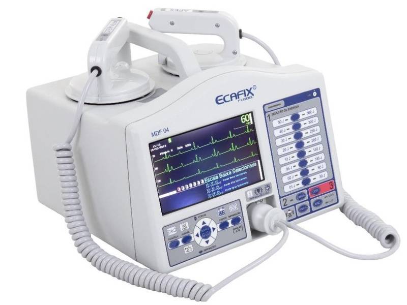 Cardioversor Bifásico MDF-04B ECAFIX | Digital Hospitalar - Digital Hospitalar Equipamentos Médicos