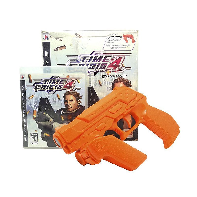 Time Crisis 4 + Guncon 3 Seminovo - PS3 - Stop Games - A loja de games ...
