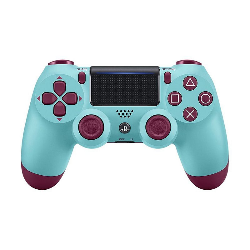 Controle Sony Dualshock 4 Berry Blue sem fio (Com led frontal) - PS4 ...