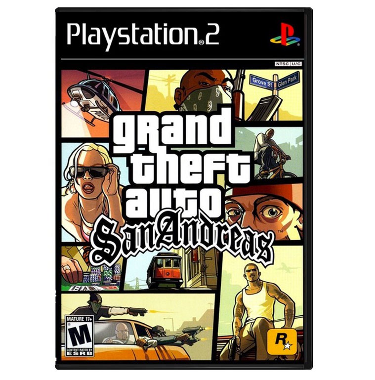 Grand Theft Auto San Andreas Seminovo - PS2 - Stop Games - A loja de ...