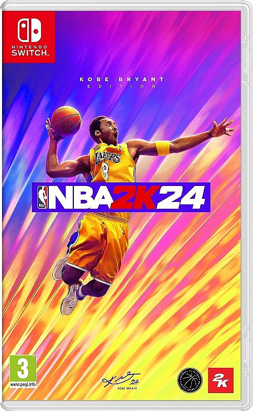 NBA 2K24 Kobe Bryant Seminovo Nintendo Switch | Jogo - Stop Games - A ...