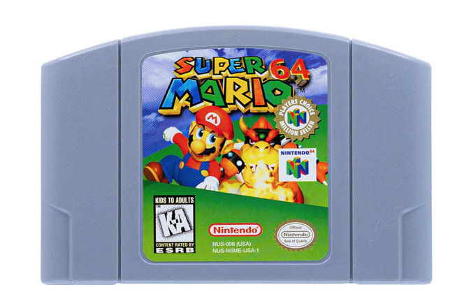 Super Mario 64 Seminovo - Nintendo 64 - N64 - Stop Games - A loja de ...