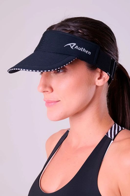 Viseira Authen Technical Shade Preto - Proteção e Estilo nos Treinos ...
