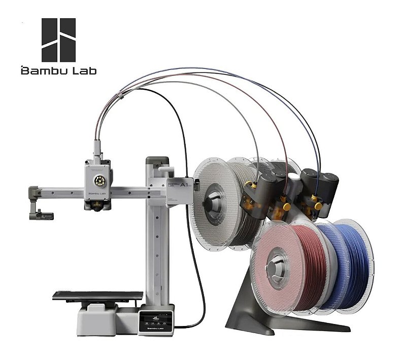 Impressora 3d Bambu Lab A1 Mini + AMS - 3D Curitiba