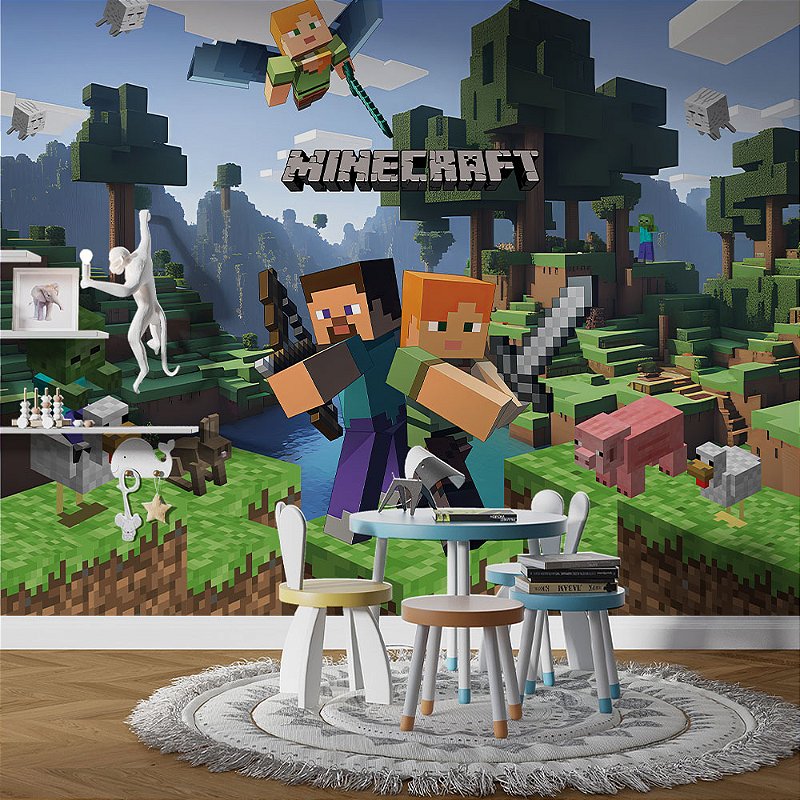 Papel de parede Minecraft AL 01 - Alô Papers