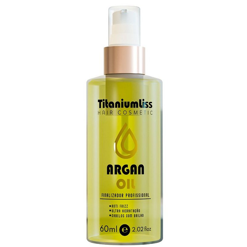 Óleo de Argan Titanium Liss 60ml - Titaniumliss