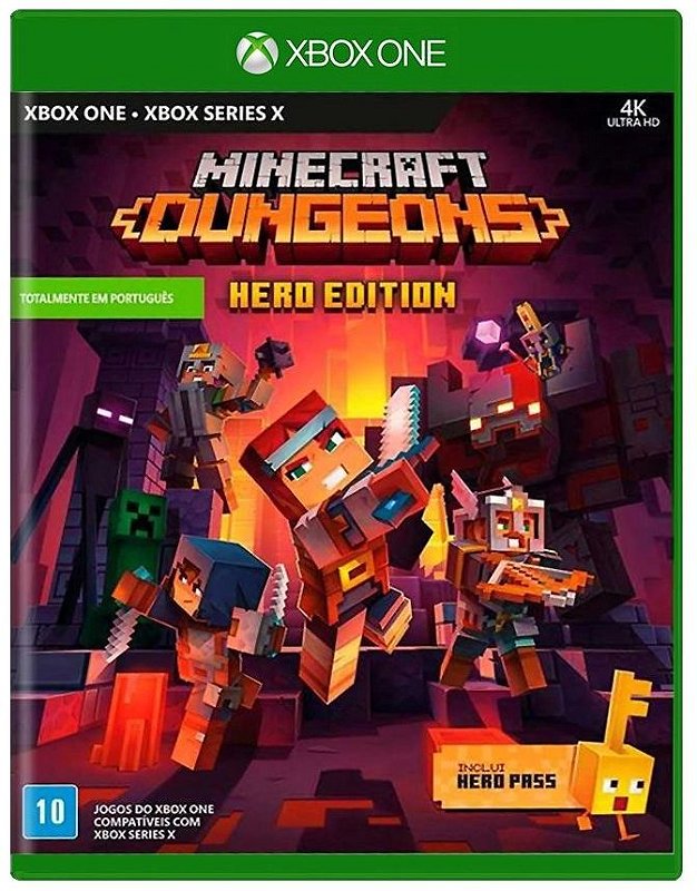 XONE Minecraft Dungeons Hero Edition - LOJA GAMEUP