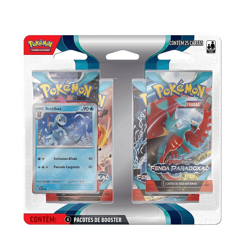 Card Pokémon Blister Quádruplo Ev3 Eevee Loja Gameup