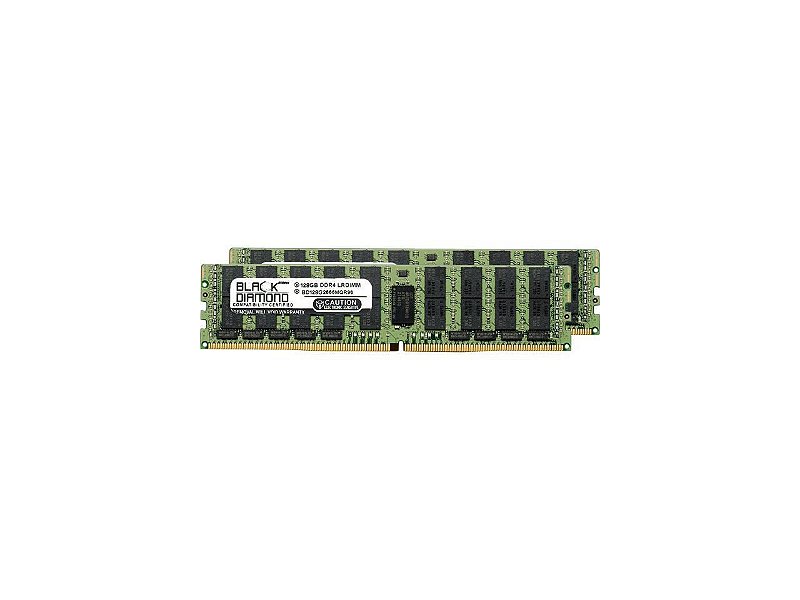 Memória RAM Black Diamond Server Memory DDR4 ECC LRDIMM 256GB 2 X 128GB ...