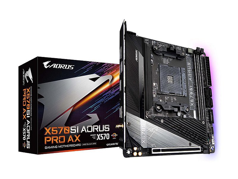 Placa Mãe Gigabyte X570SI Aorus Pro AX - Peças para Computadores e ...