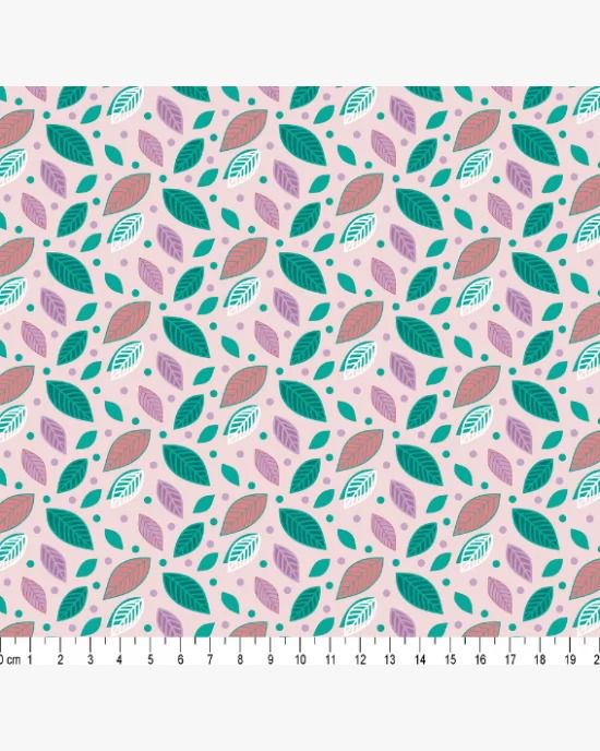 Tricoline Floral Gaby (Rosa) 100% Algodão 50cm x 1,50mt - Loja de ...