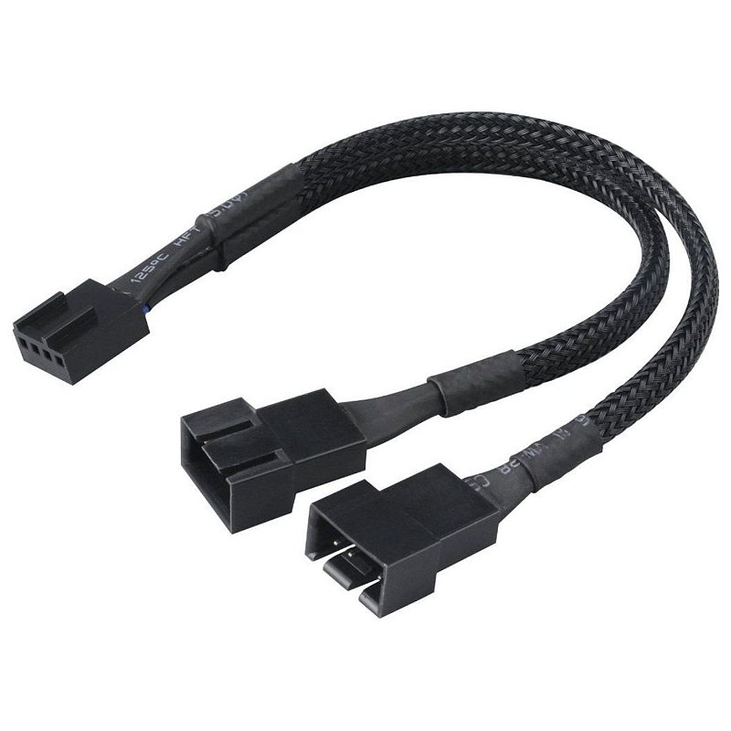 Cabo Splitter 1 Para 2 Fans Cooler 4 Pinos Pwm - PcCold
