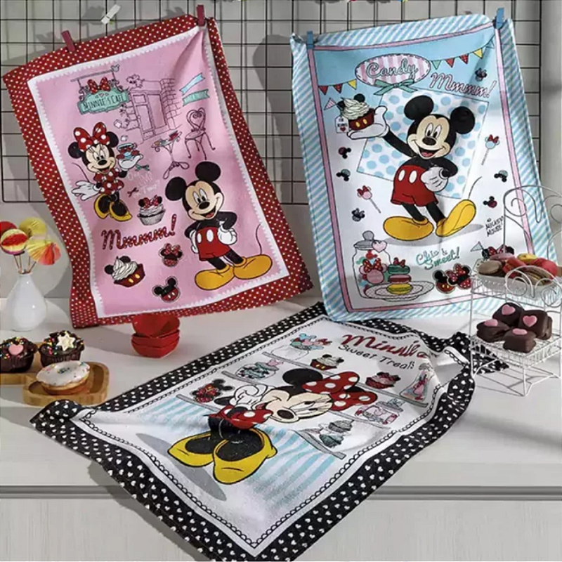 Jogo de Pano de Copa Felpudo Dohler Mickey e Minnie 13- 3 peças - RDC ...
