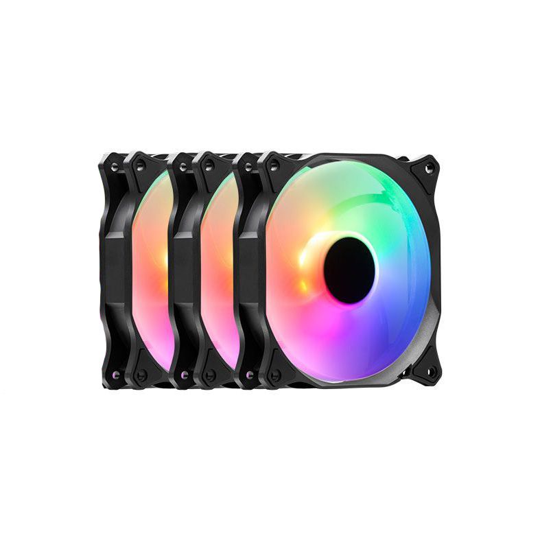 Kit Cooler Mirage RGB, 3 fans, RGB, 120mm, Com Controladora - Loja Zeus ...