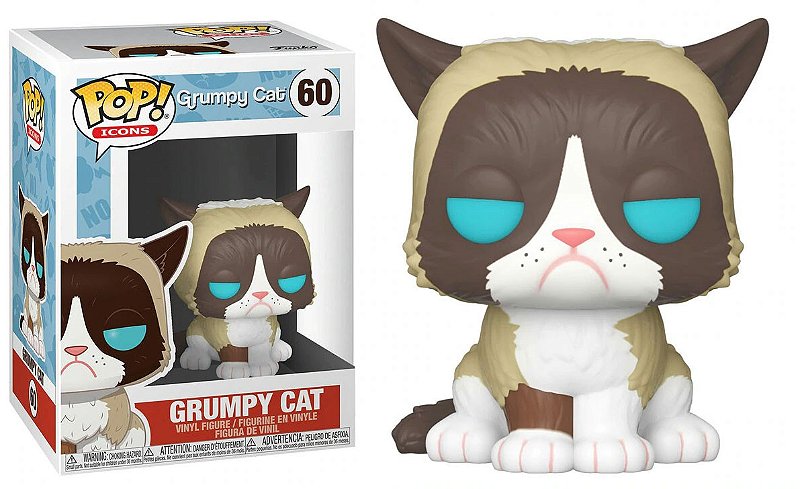 Funko Pop! Icons - Grumpy Cat 60 - Loja Zeus Games