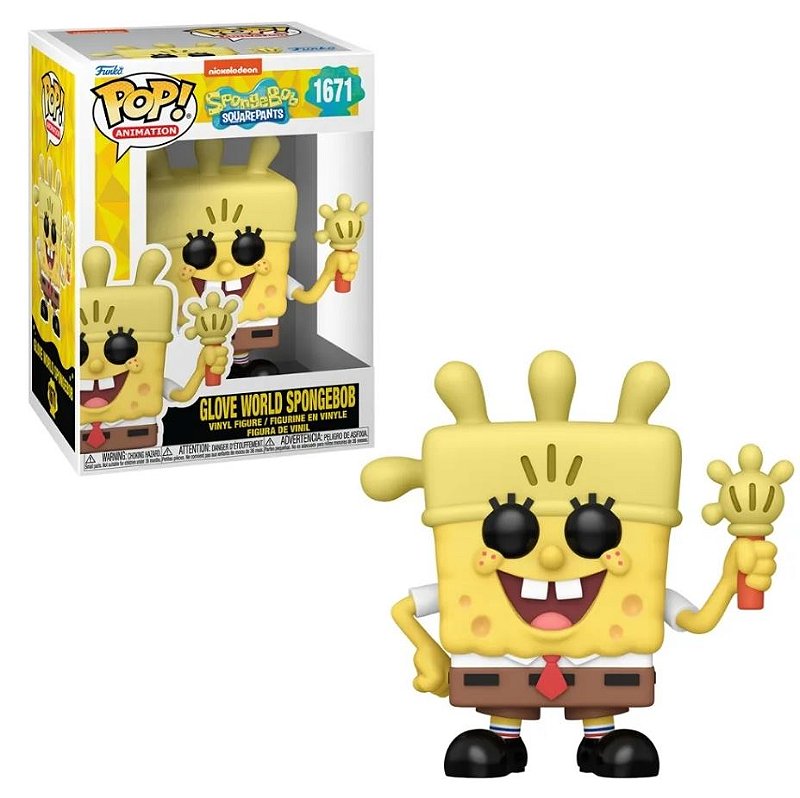Funko Pop! Bob Esponja - Glove World Spongebob 1671 - Loja Zeus Games