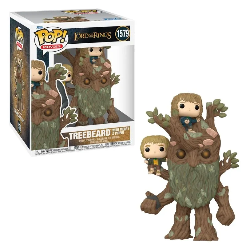 Funko Pop! Senhor dos Anéis - Treebeard with Merry and Pippin 1579 ...