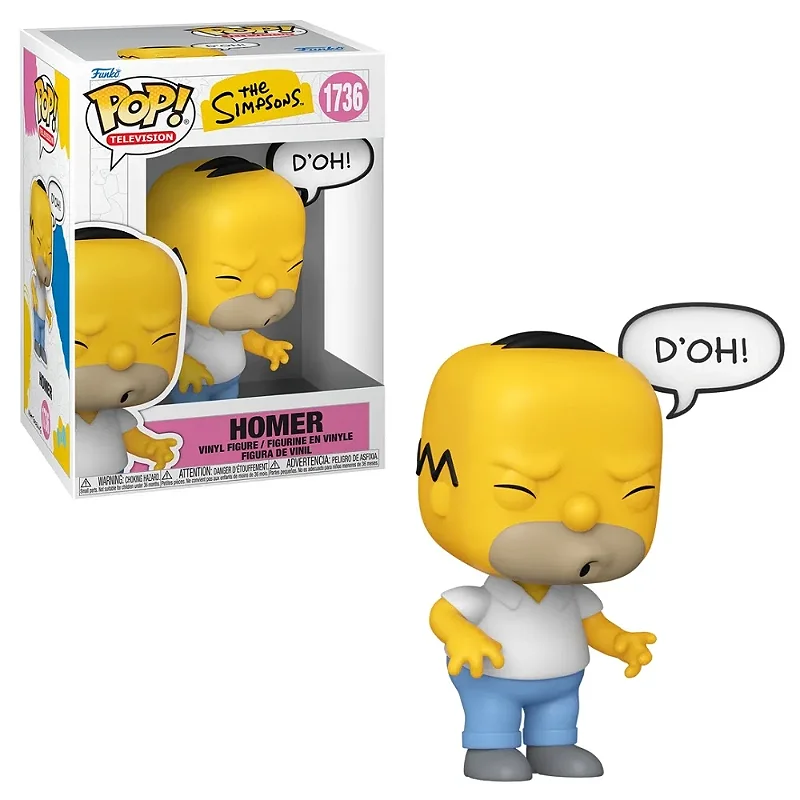 Funko Pop! Simpsons - Homer “D’oh!” 1736 - Loja Zeus Games