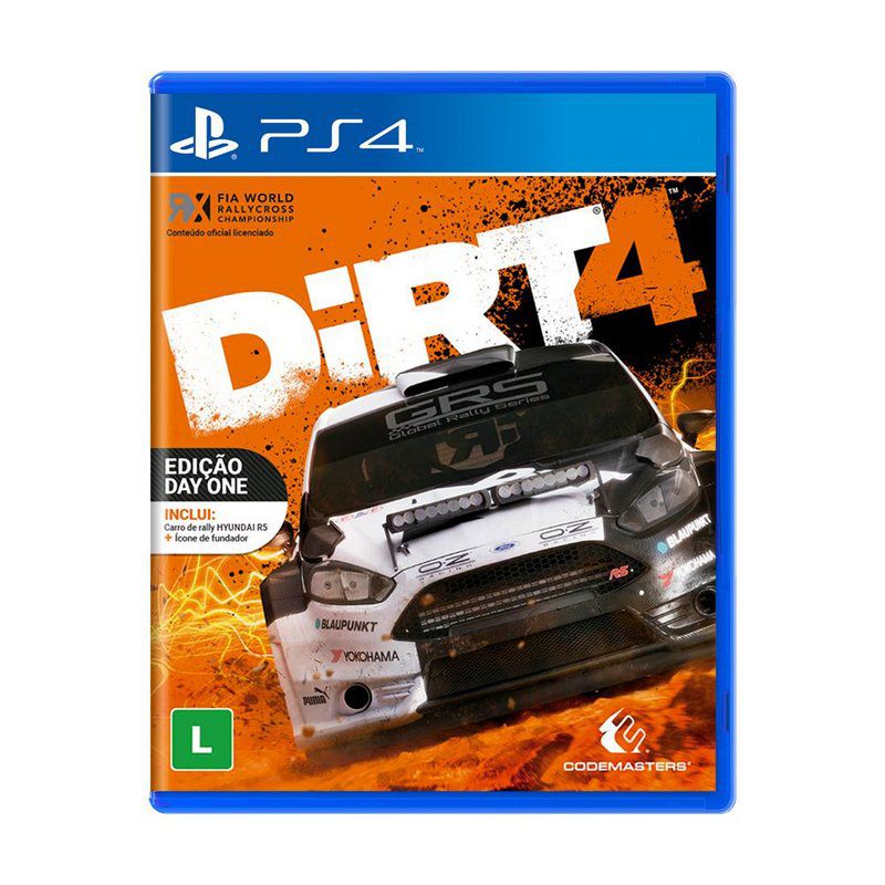 DiRT 4 (Edição Day One) - PS4 - Loja Zeus Games