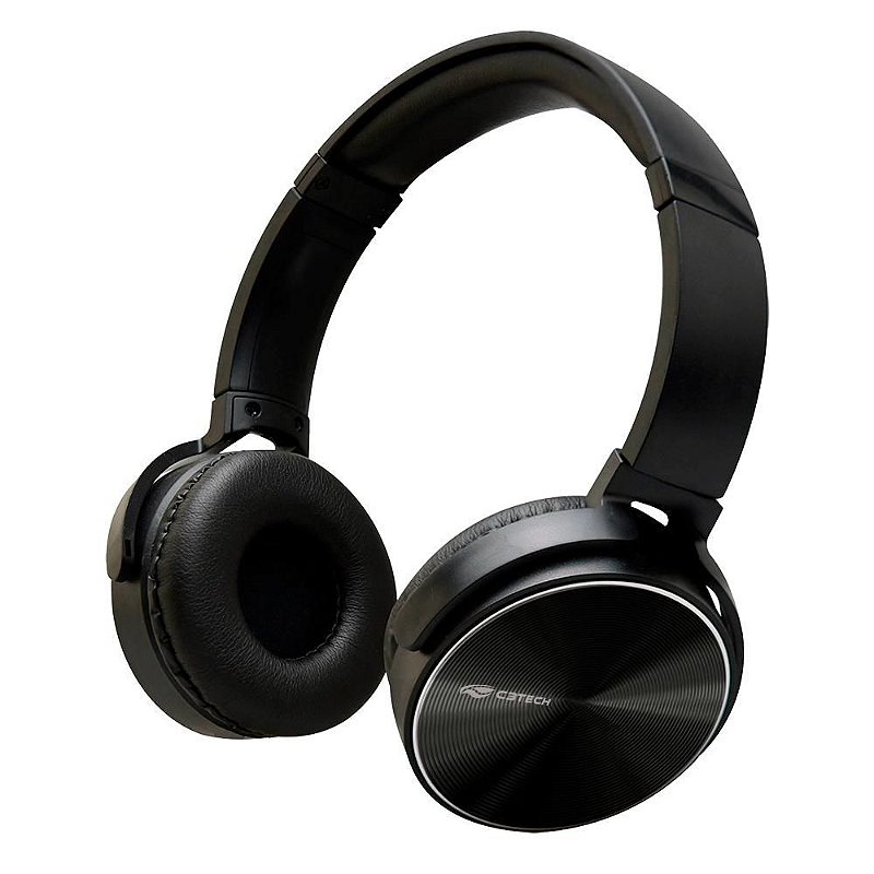 Headphone C3 Tech PH-110, Com Microfone, Preto - Loja Zeus Games