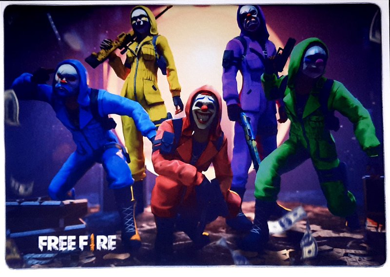 Mousepad Free Fire, MP12B, 40 X 28 cm - Loja Zeus Games