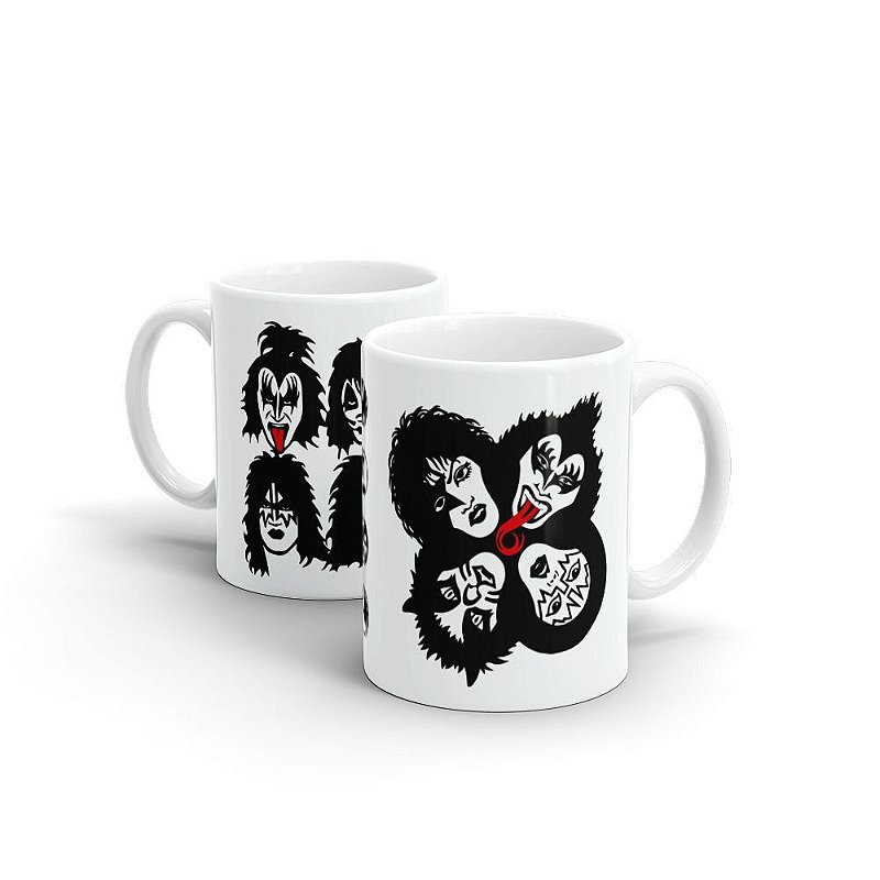Caneca - Rock kizz - Beek - Loja Zeus Games